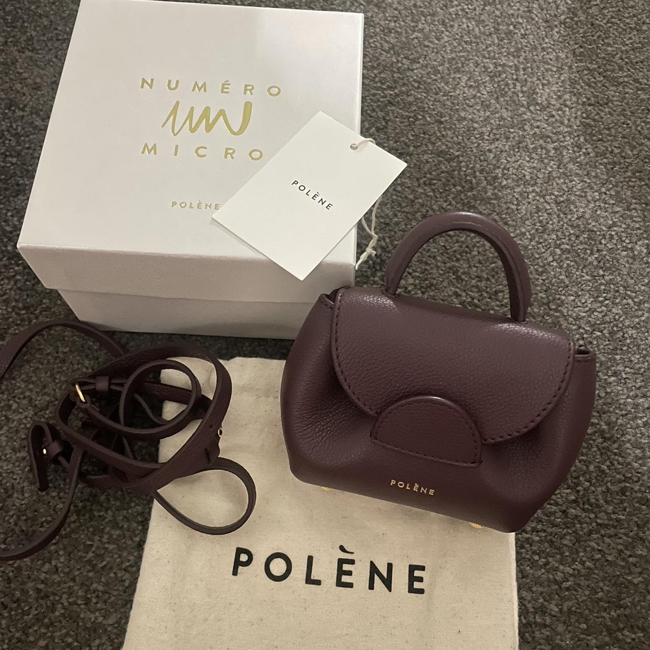 Polène Burgendy Numero Un Micro Crossbody Bag (RRP:... - Depop