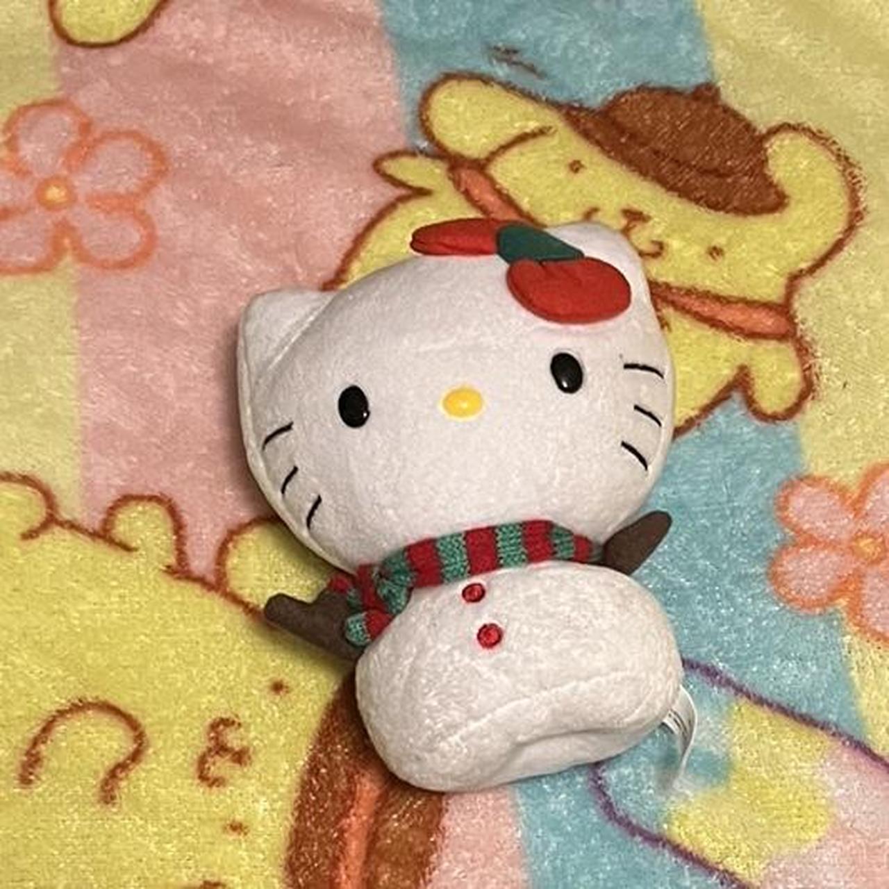 ty hello kitty snowman beanie baby i saw on walmart... - Depop