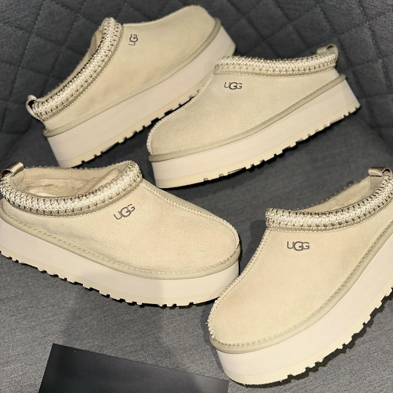 UGG Tazz Mustard seed platforms Brand new in box,... - Depop