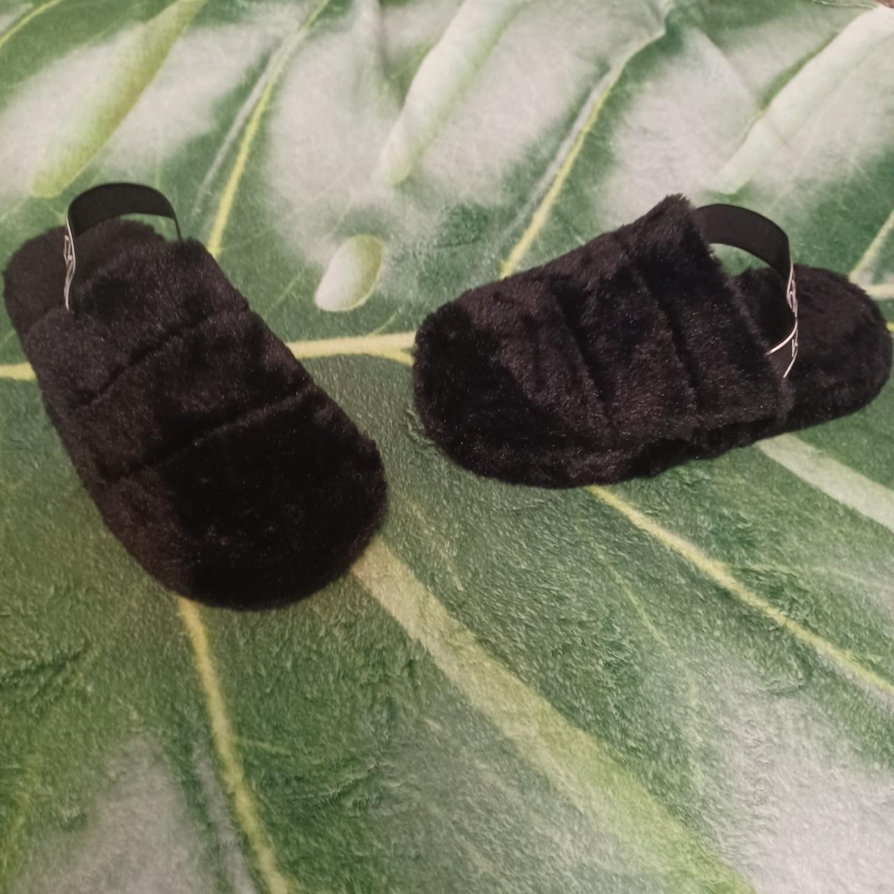 Kendall & Kylie fluffy platform house slippers Size... - Depop