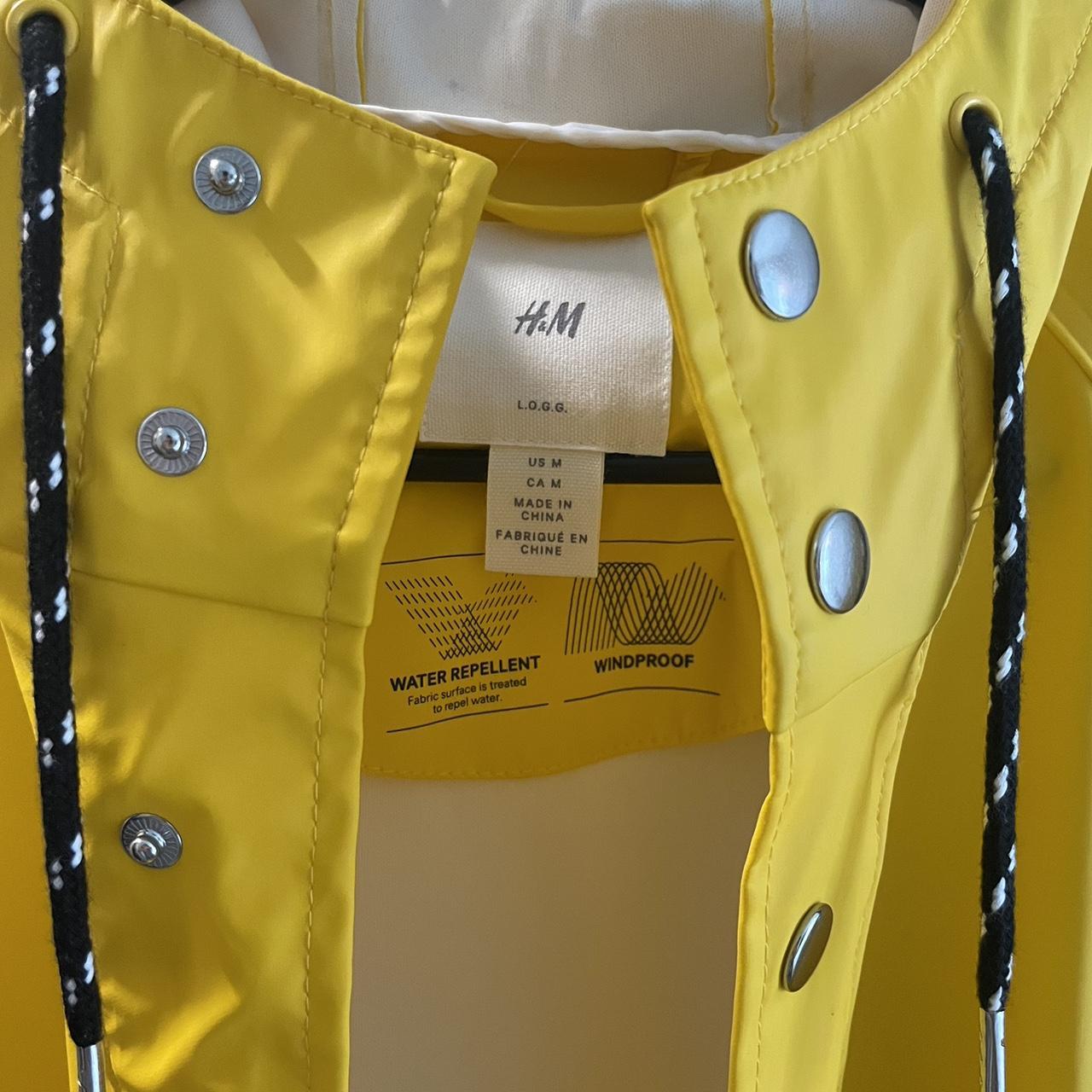 H&M Raincoat 33” Top to bottom 23” Pit to pit - Depop