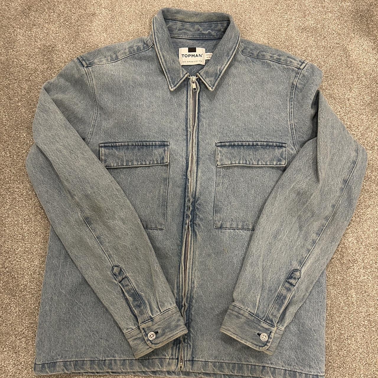 Topman Denim Jacket - Depop