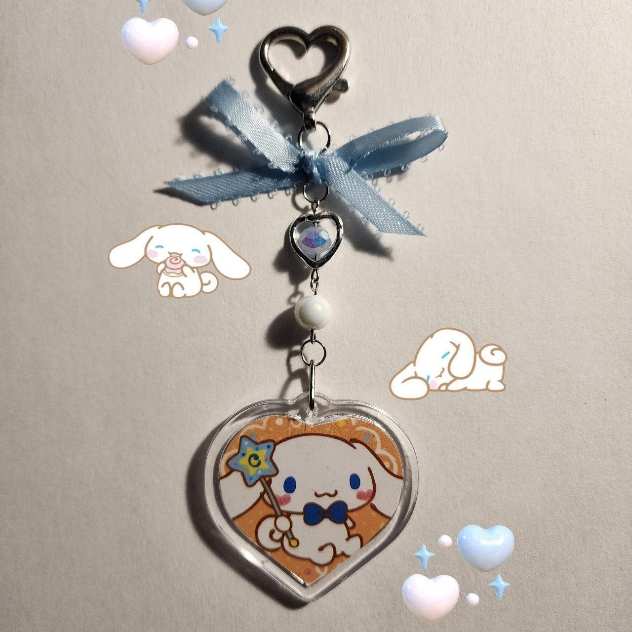 Cinnamoroll keychain >A cute cinnamoroll... - Depop