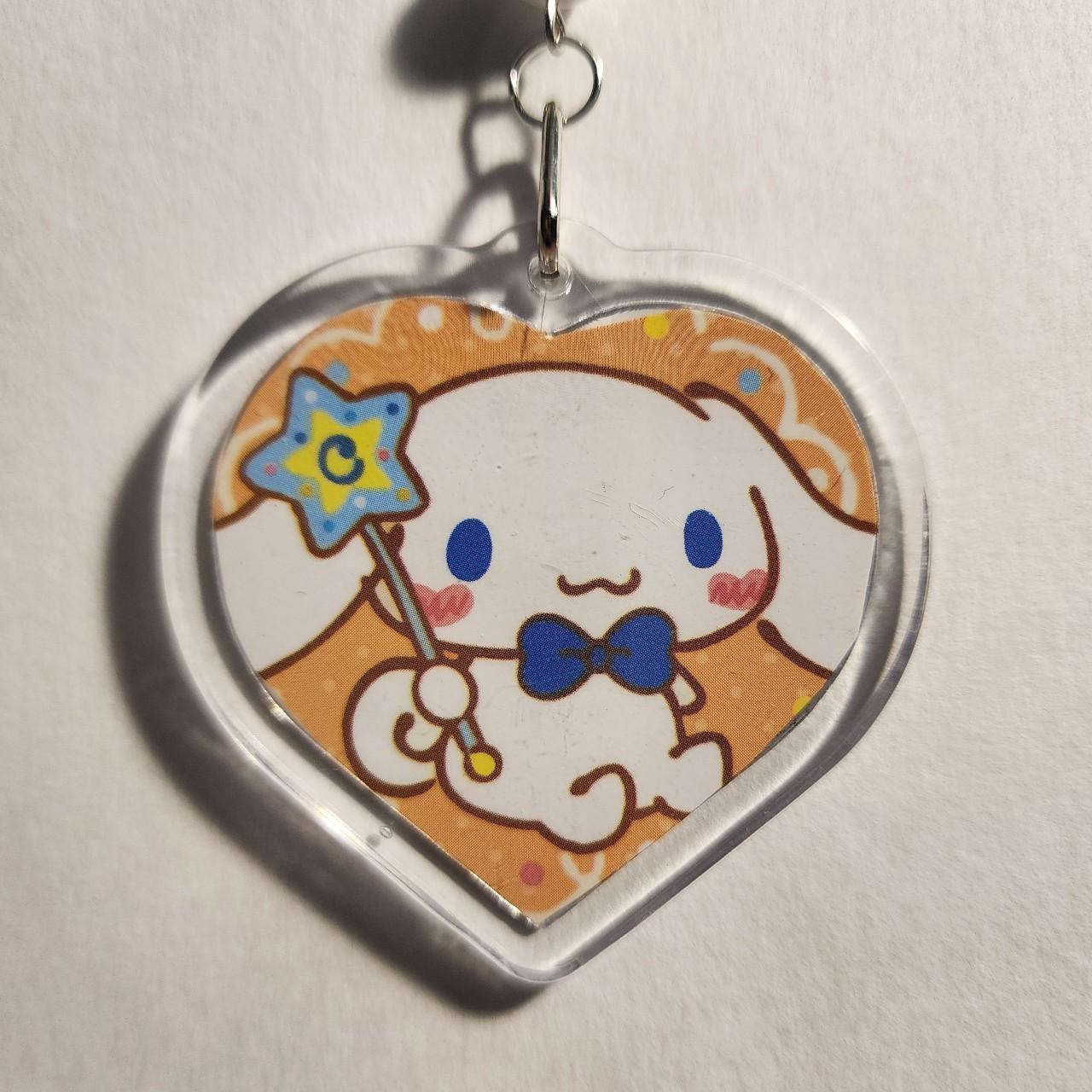 Cinnamoroll keychain >A cute cinnamoroll... - Depop