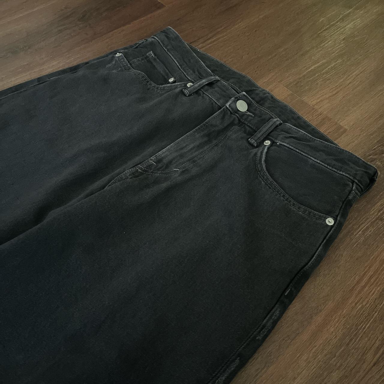 thrashed skater denim by sativaspit😸 crazy piece i... - Depop