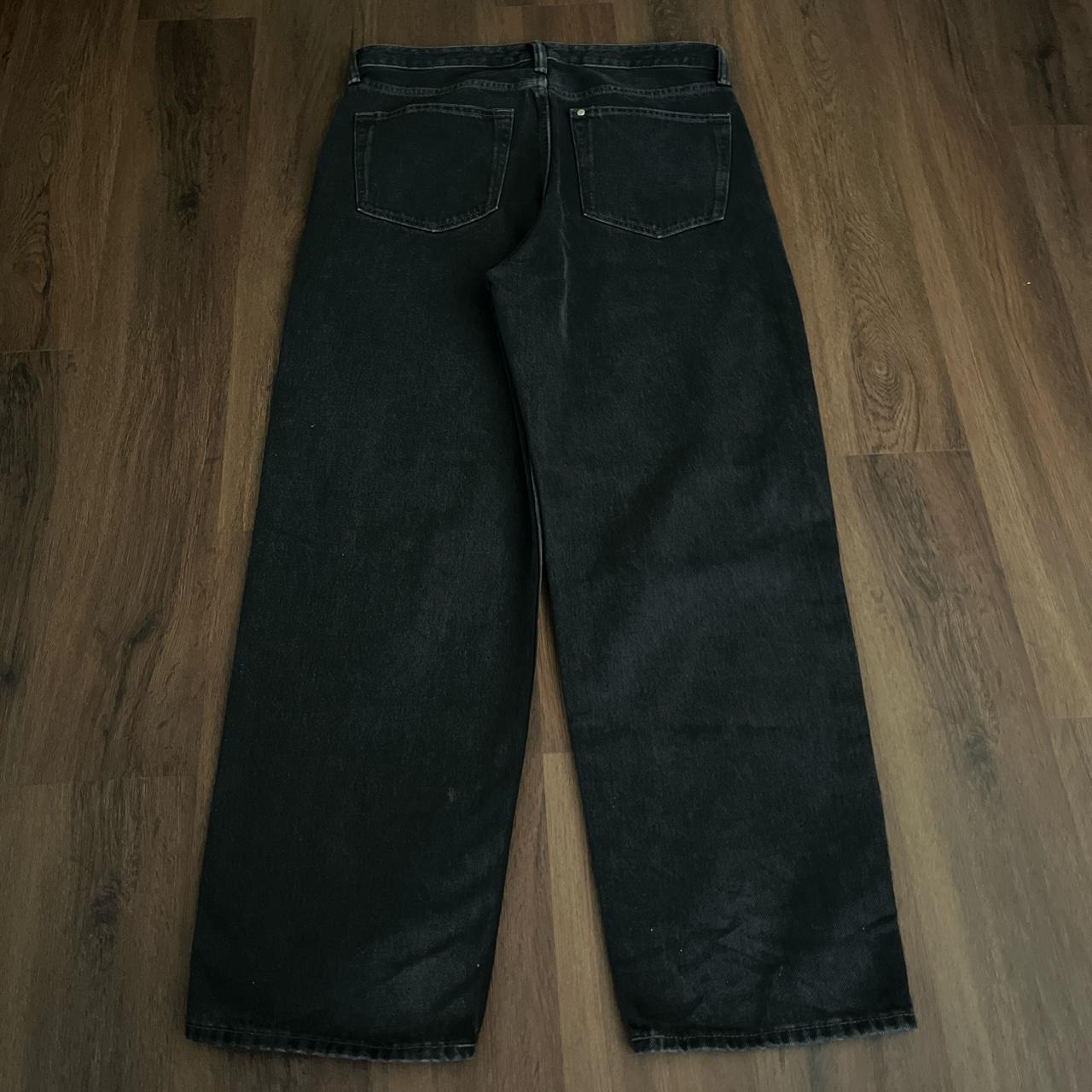 thrashed skater denim by sativaspit😸 crazy piece i... - Depop