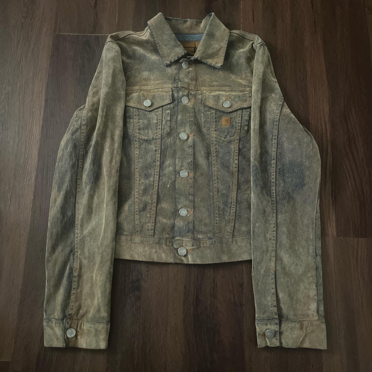 Vintage mud washed let me b jacket lil heidi... - Depop