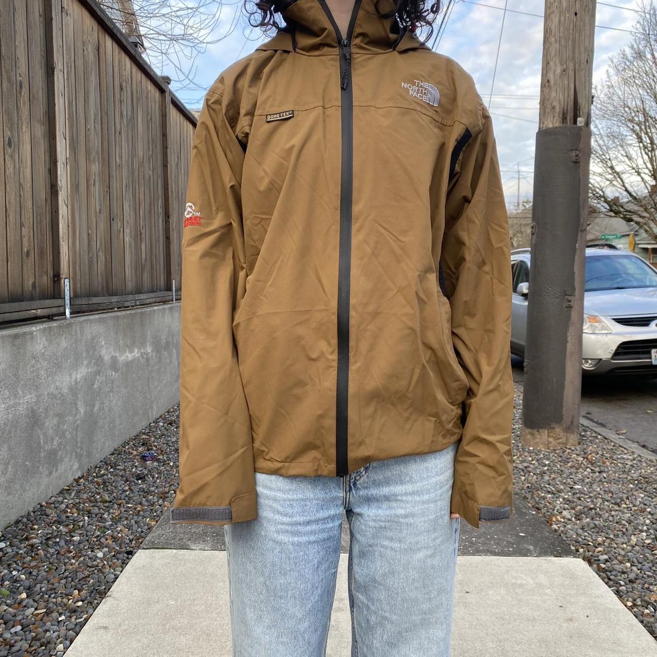 Brown The North Face Summit Series Gore Tex rain... - Depop