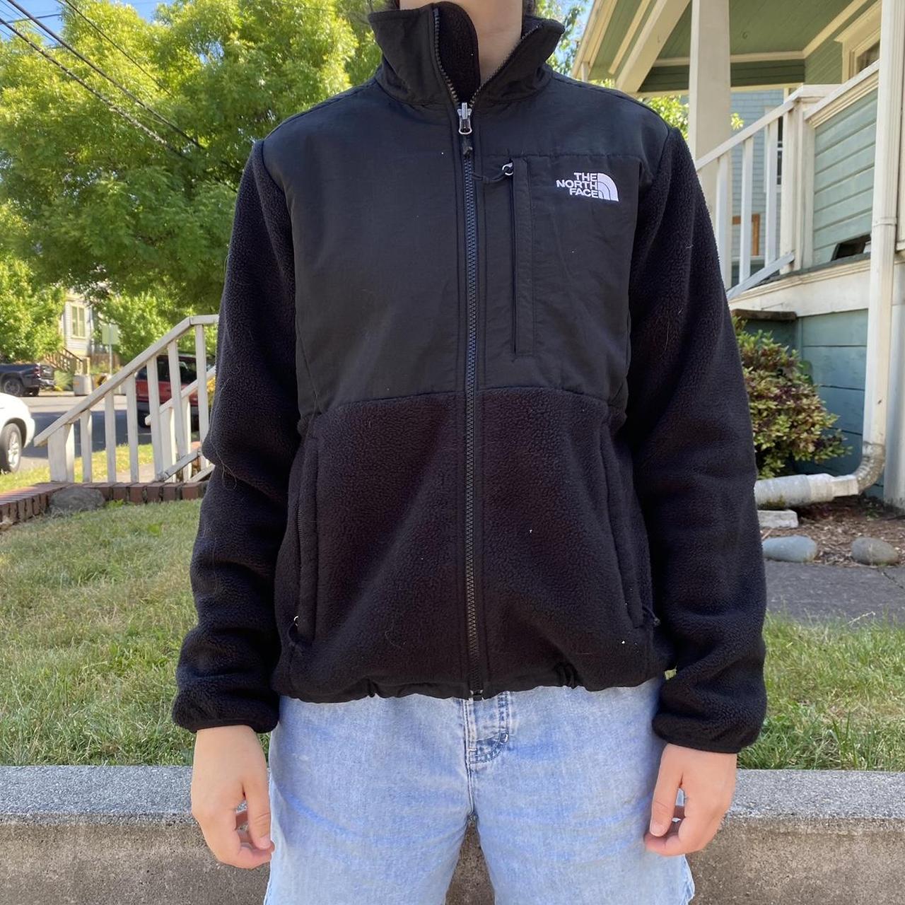 The North Face Women's Black and White Jacket | Depop