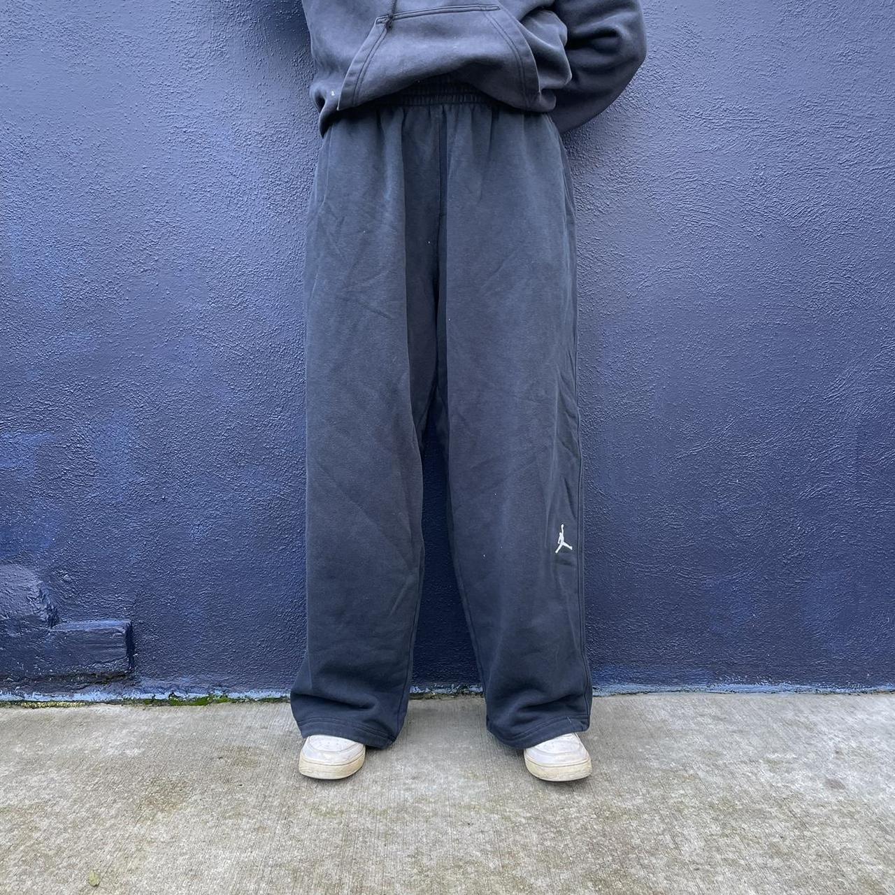 Super cool pair of black Nike Jordan baggy... - Depop