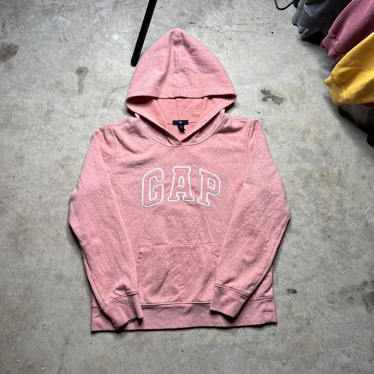 Pink GAP Hoodie🌸 Great condition🎀💓 Dm for more🫶💗 - Depop