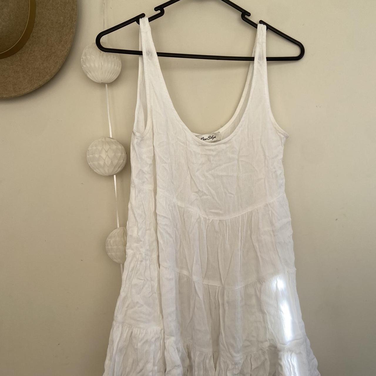 Miss Shop white summer dress size 8 🤍 Perfect for... - Depop