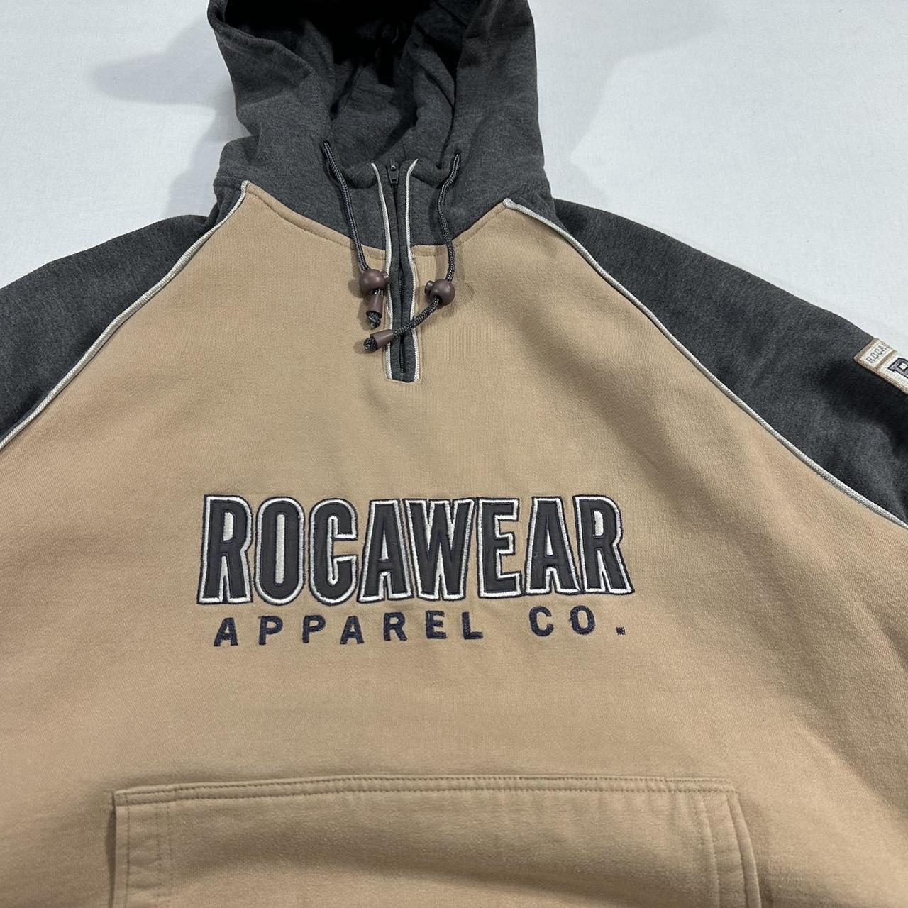 Y2K Vintage Rocawear Hoodie 2000s Grunge Skater... - Depop