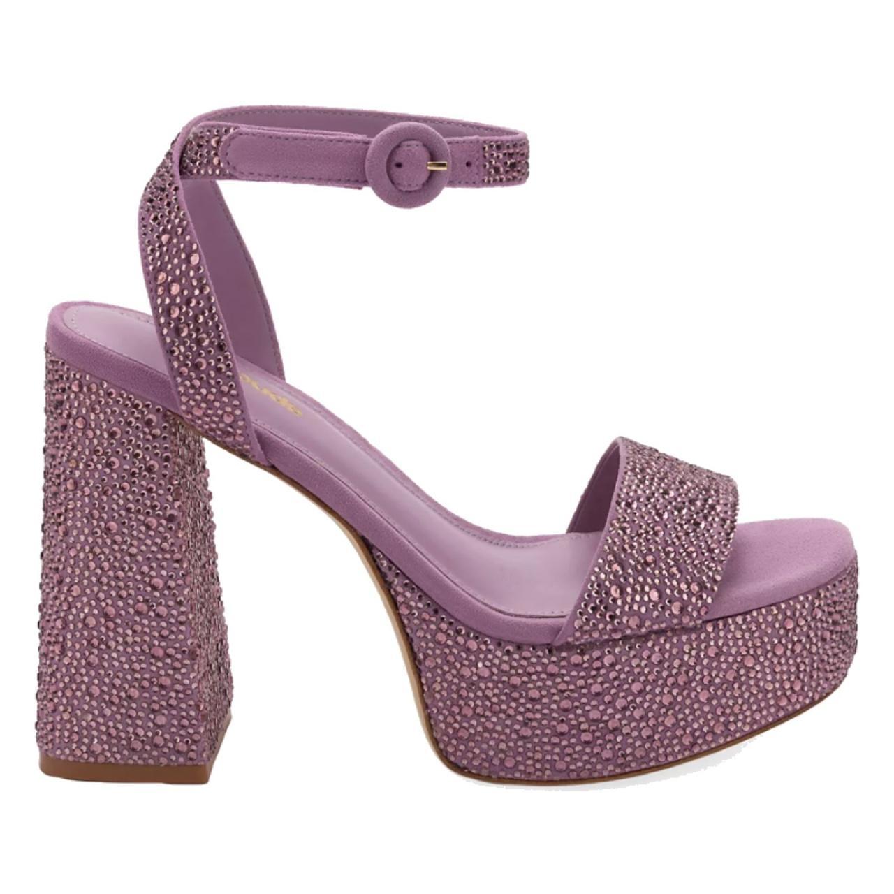 Larroude Dolly crystal-embellished platform... - Depop