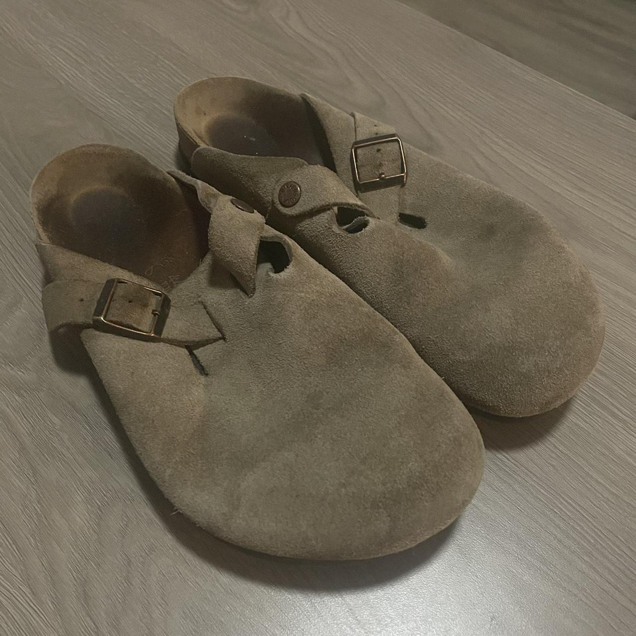 Birkenstock Men's Brown Clogs | Depop