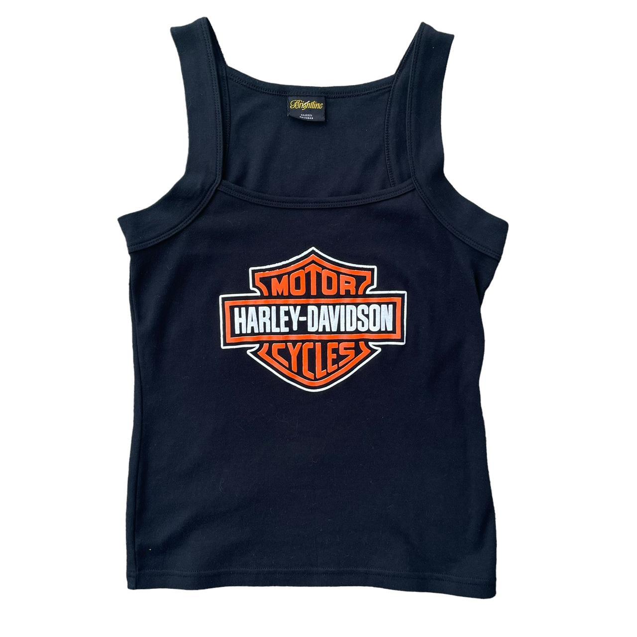 Vintage 90s Harley Davidson Tank Top Super cute... - Depop