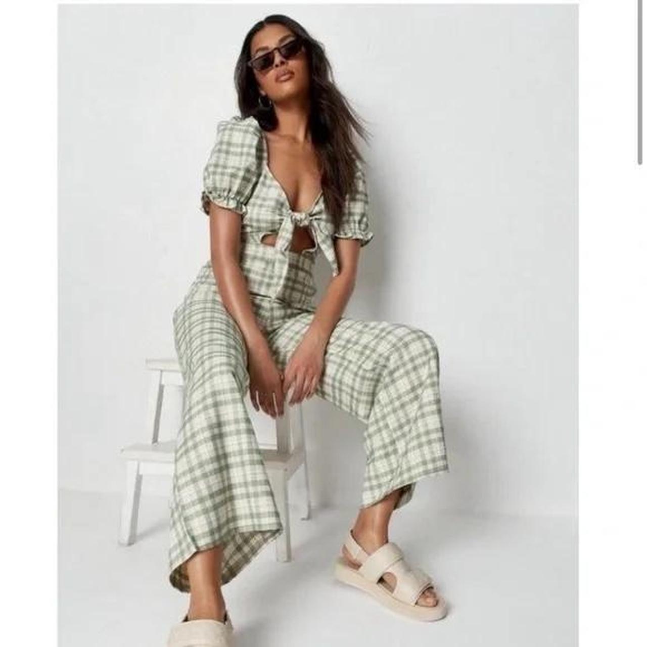 Missguided wide leg jumpsuit Size US 6 NWT One of... - Depop