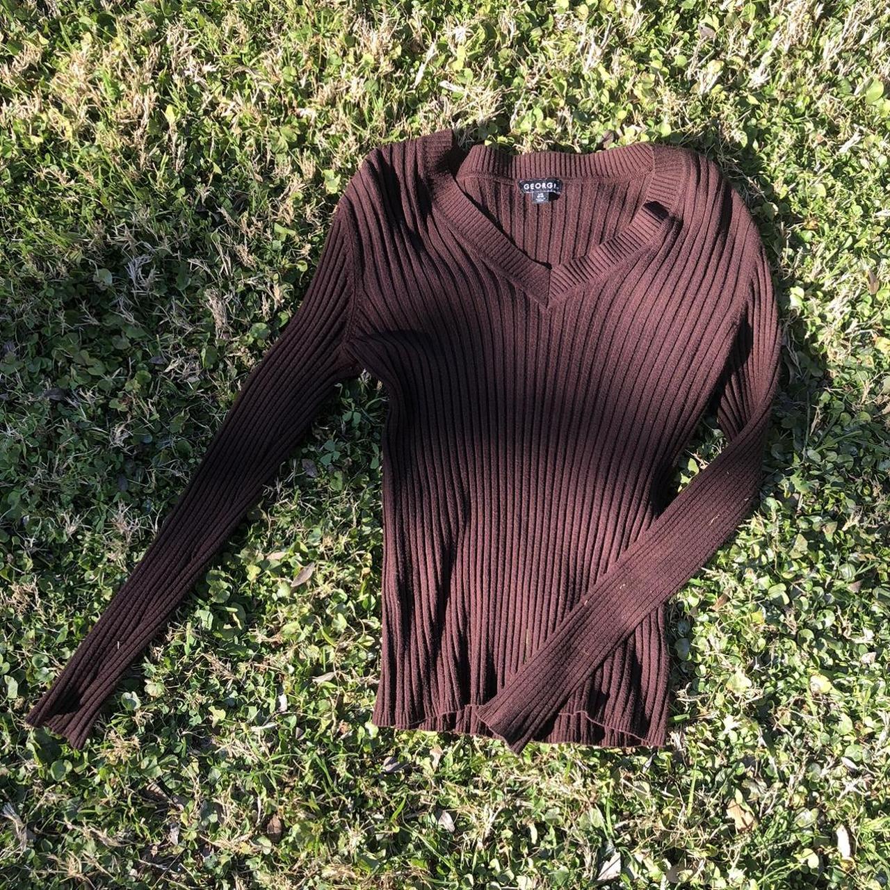 George Women's Brown Jumper | Depop