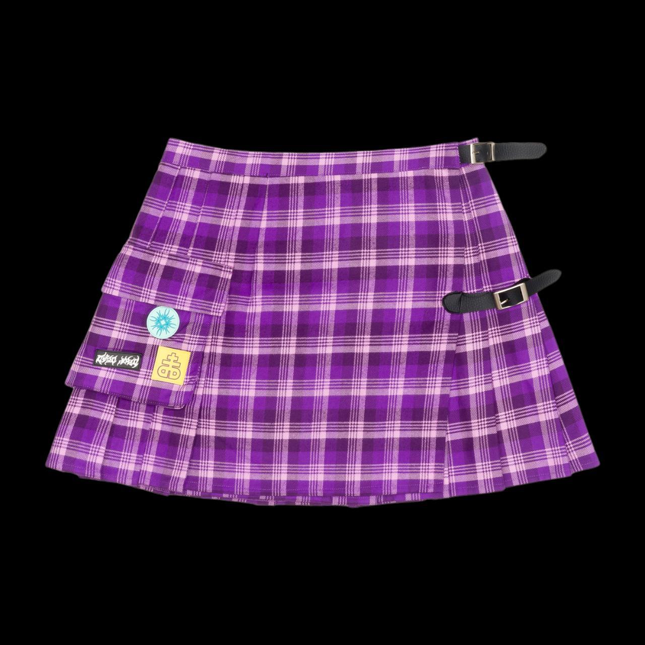 Dropdead Women's Purple Skirt | Depop