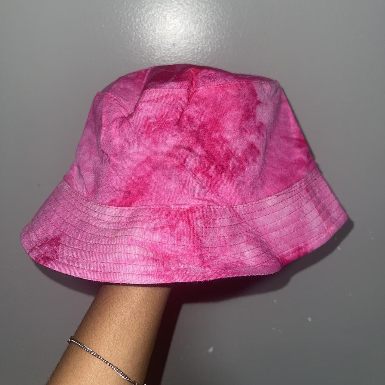 Pink Tie Dye Bucket Hat No flaws #pink #barbie... - Depop