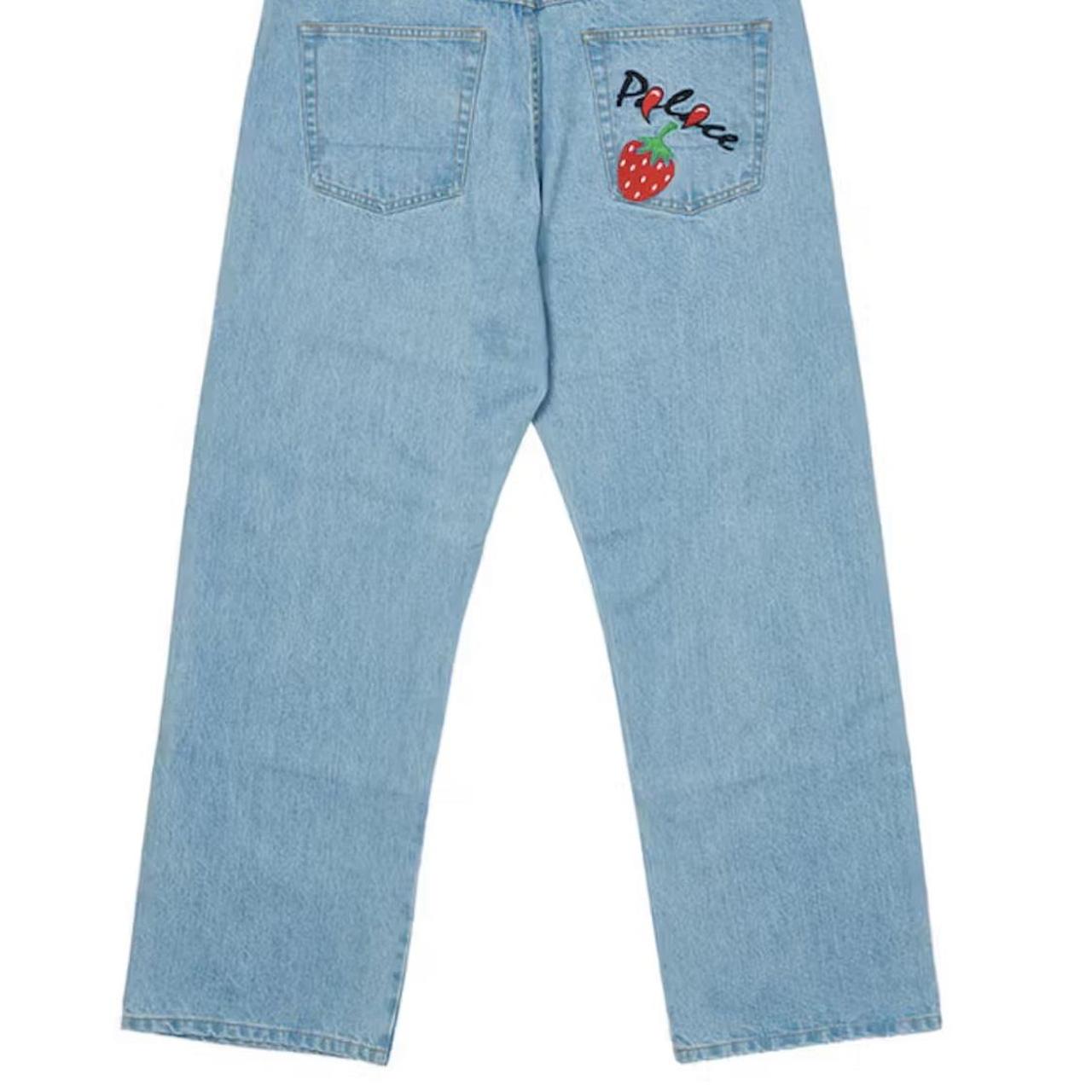 Palace Duck Bomb Jeans Size 34 Light wash palace... - Depop