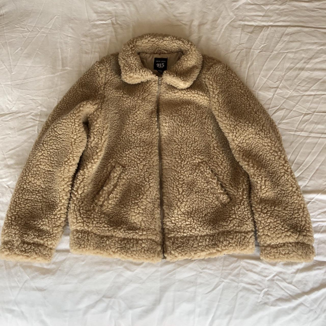 New Look Sherpa jacket It says Age 14-15 years but... - Depop