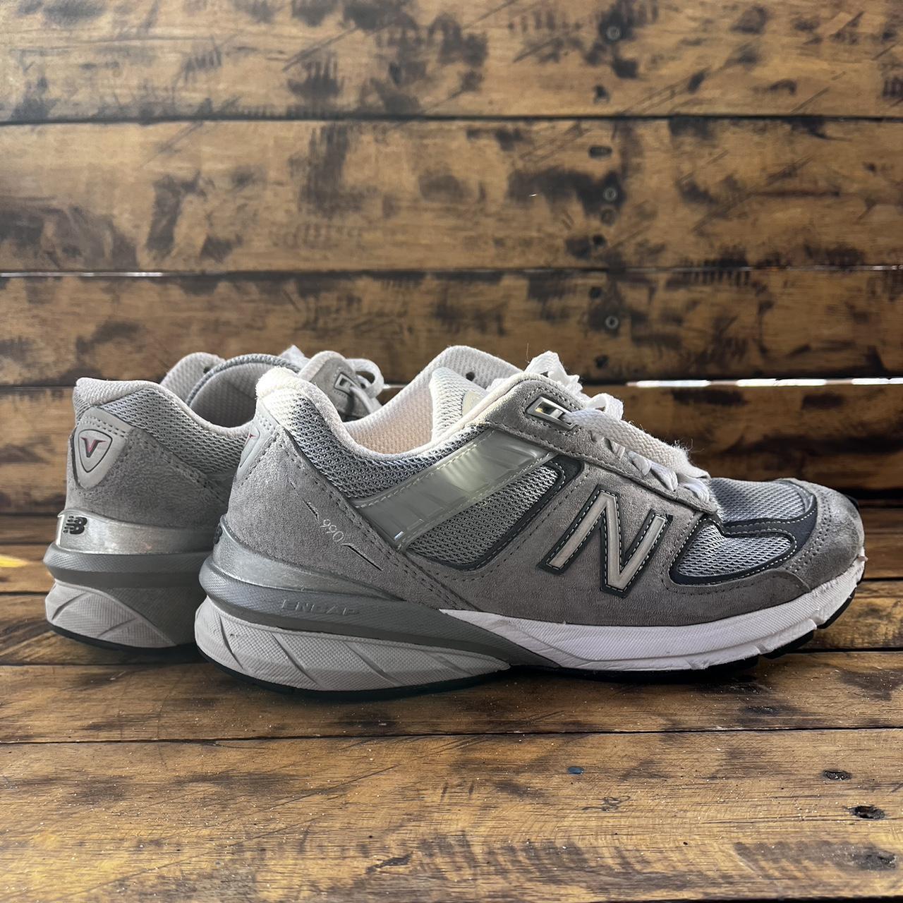 New Balance 990V5 Grey -size 7.5 -signs of wear on... - Depop