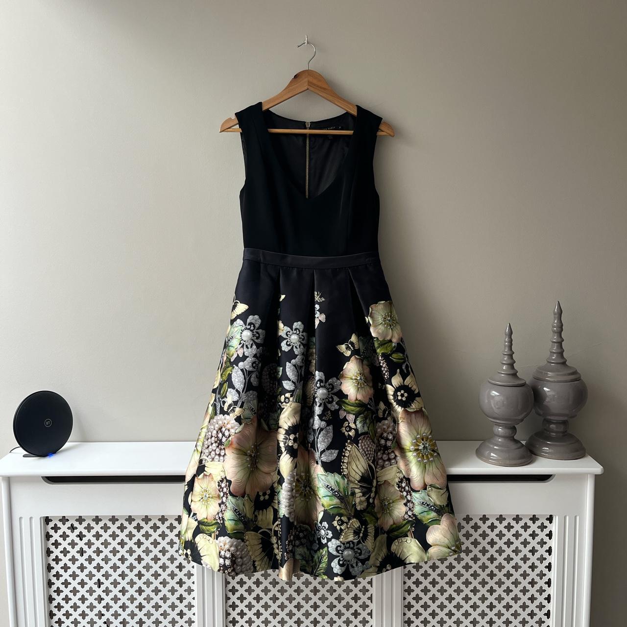 Ted Baker dress. Gorgeous pattern and in perfect... - Depop