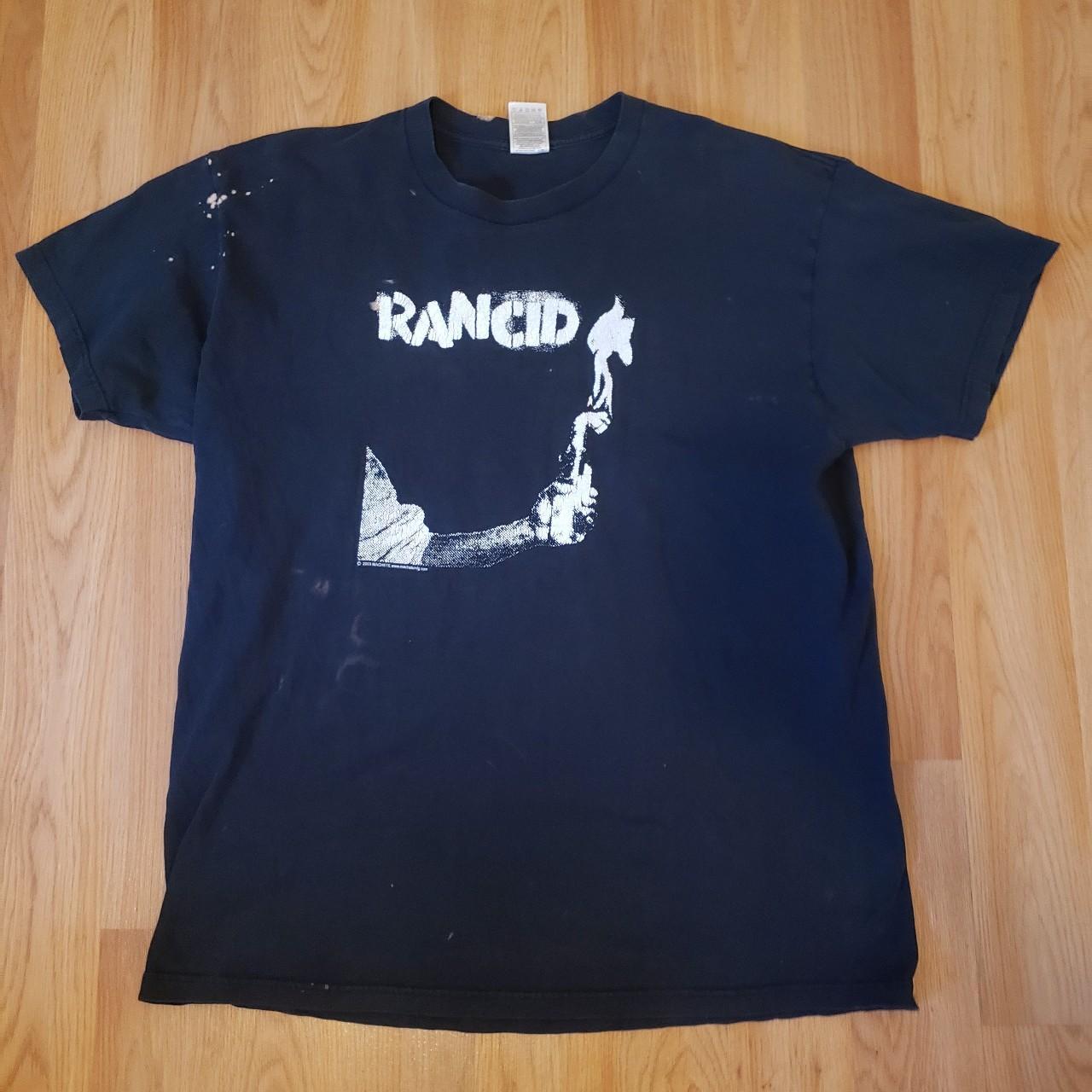 Vintage Rancid Band Tee Bleach #vintage #rancid... - Depop