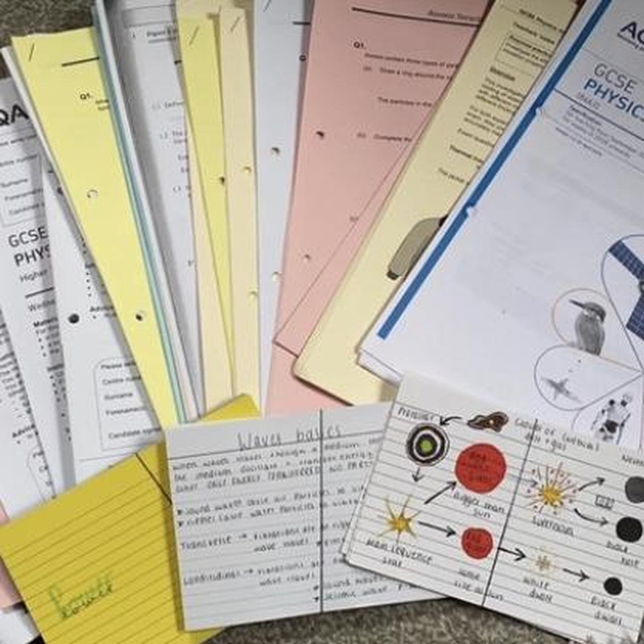 GCSE physics bundle AQA Lots of test papers (higher... - Depop