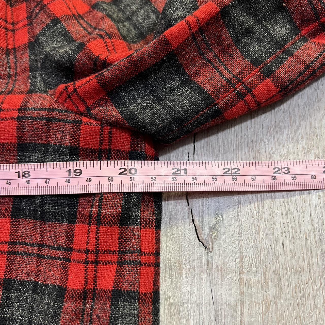 Vintage Pendleton 49er Shirt Jacket 50s Red & Green... - Depop