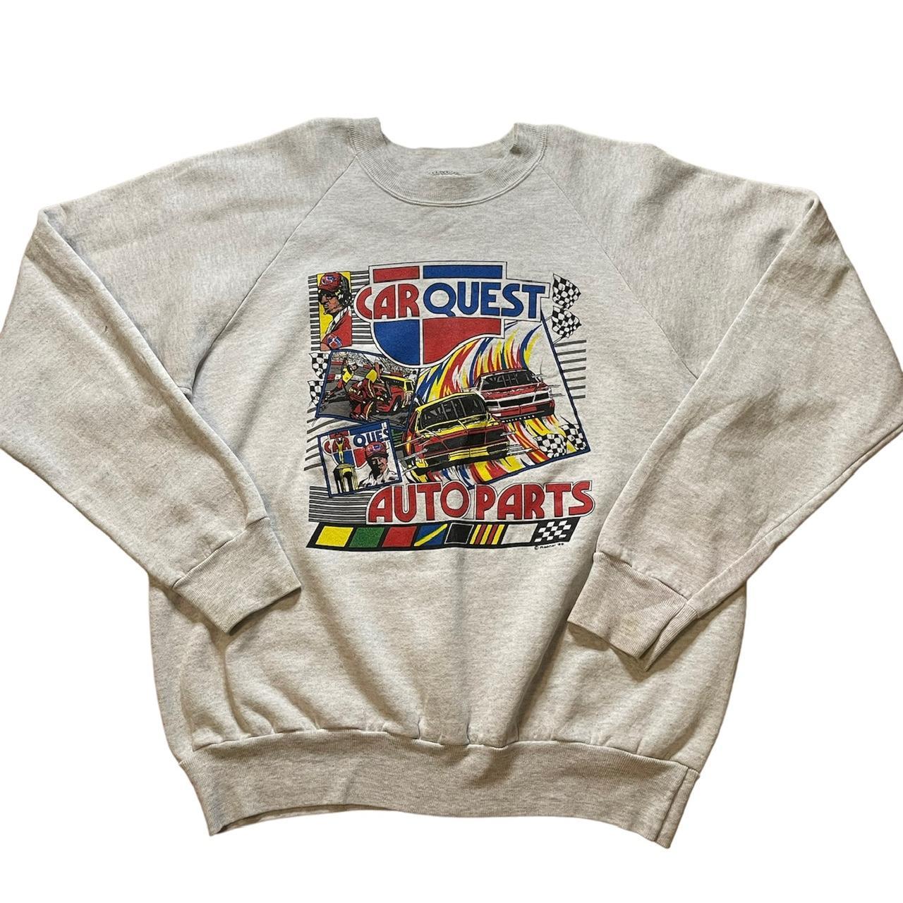 Vintage rare 1989 carquest auto parts sweater.... - Depop