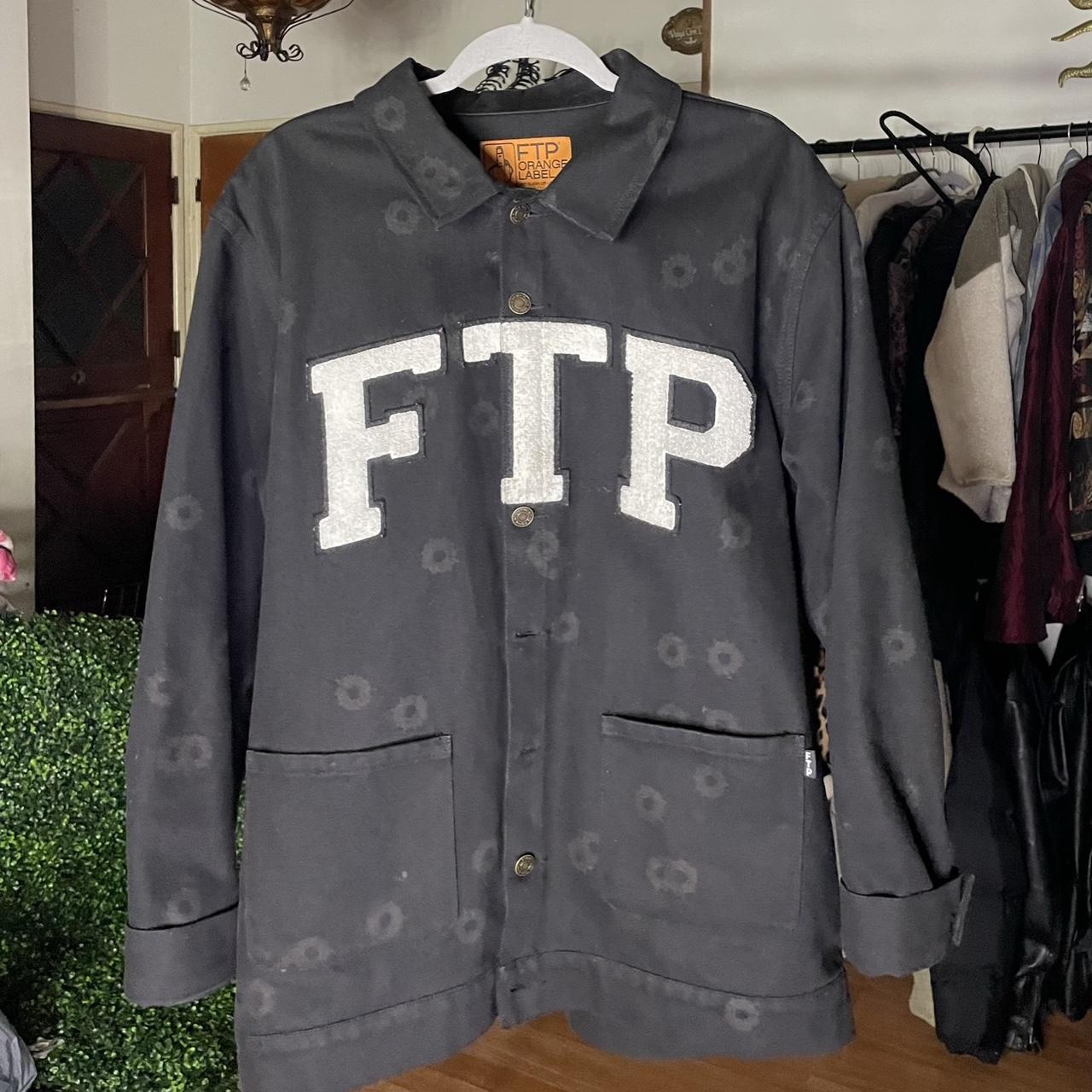 FTP bullet hole Jean jacket Size: Large ( fits true... - Depop