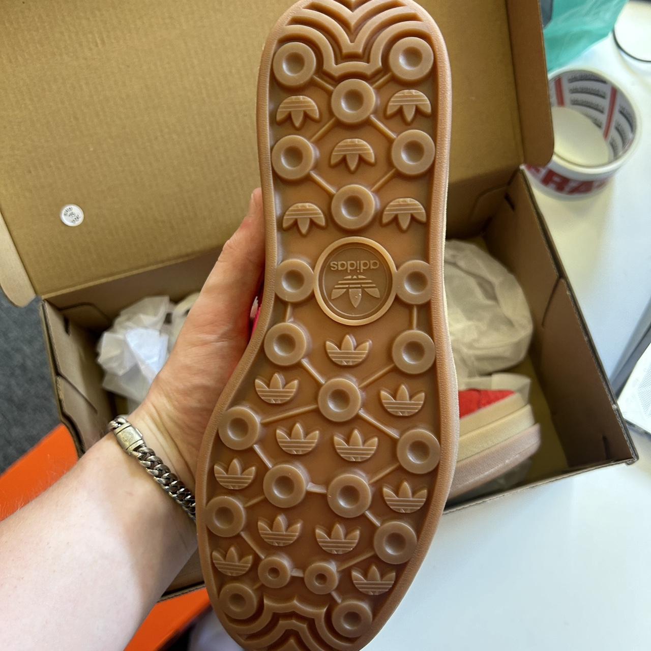 adidas gazelle bold collegiate red pink UK5.5... - Depop