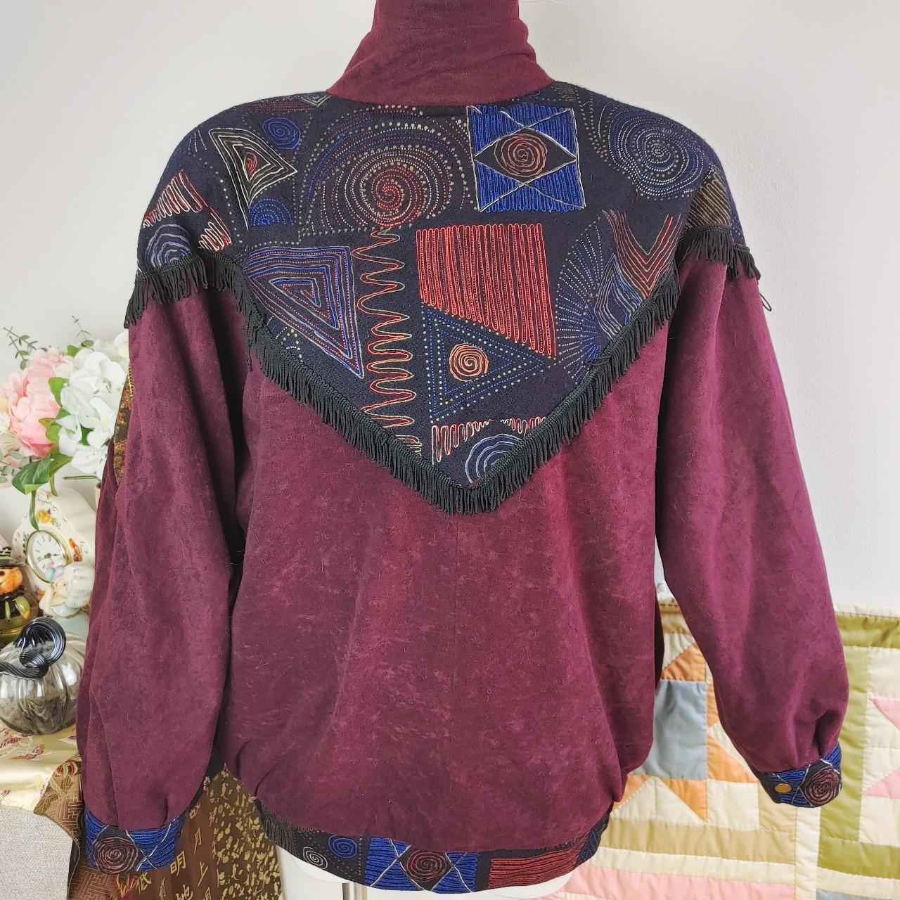 Super sick late 80s/early 90s bomber-style coat. I... - Depop