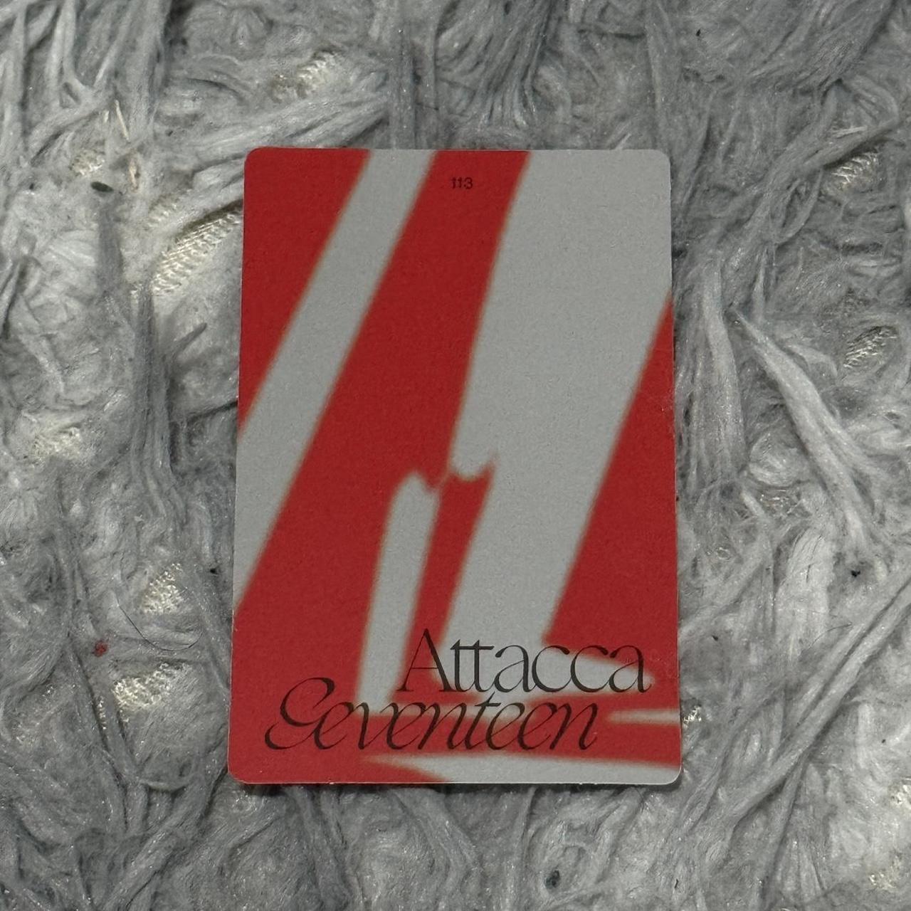 official svt wonwoo attacca photocard pc excellent... | Depop