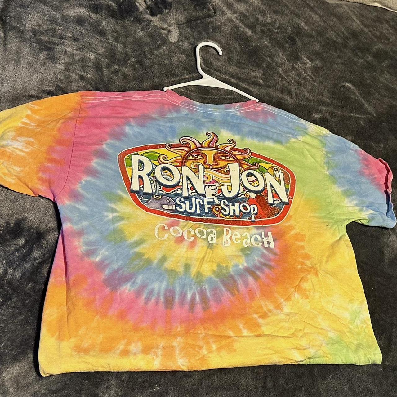 fun ron jon shirt . size large! super fun super cute - Depop