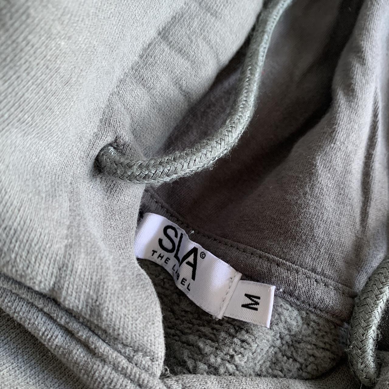 SLA Grey Oversized Hoodie Slay the label, size M... - Depop