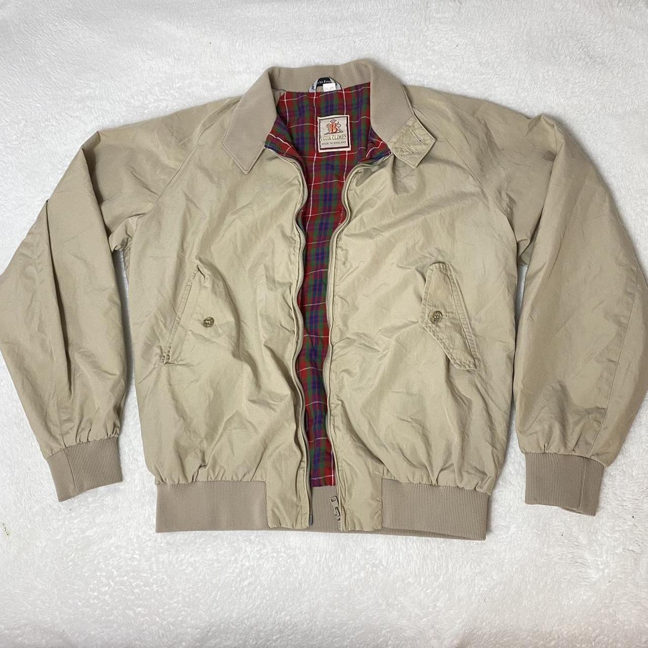 80s English Bomber Jacket Vintage Four Climes... - Depop