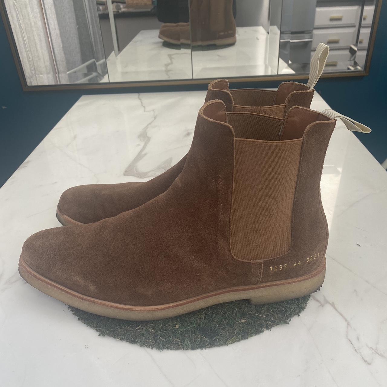 Common Projects Men's Brown Boots | Depop