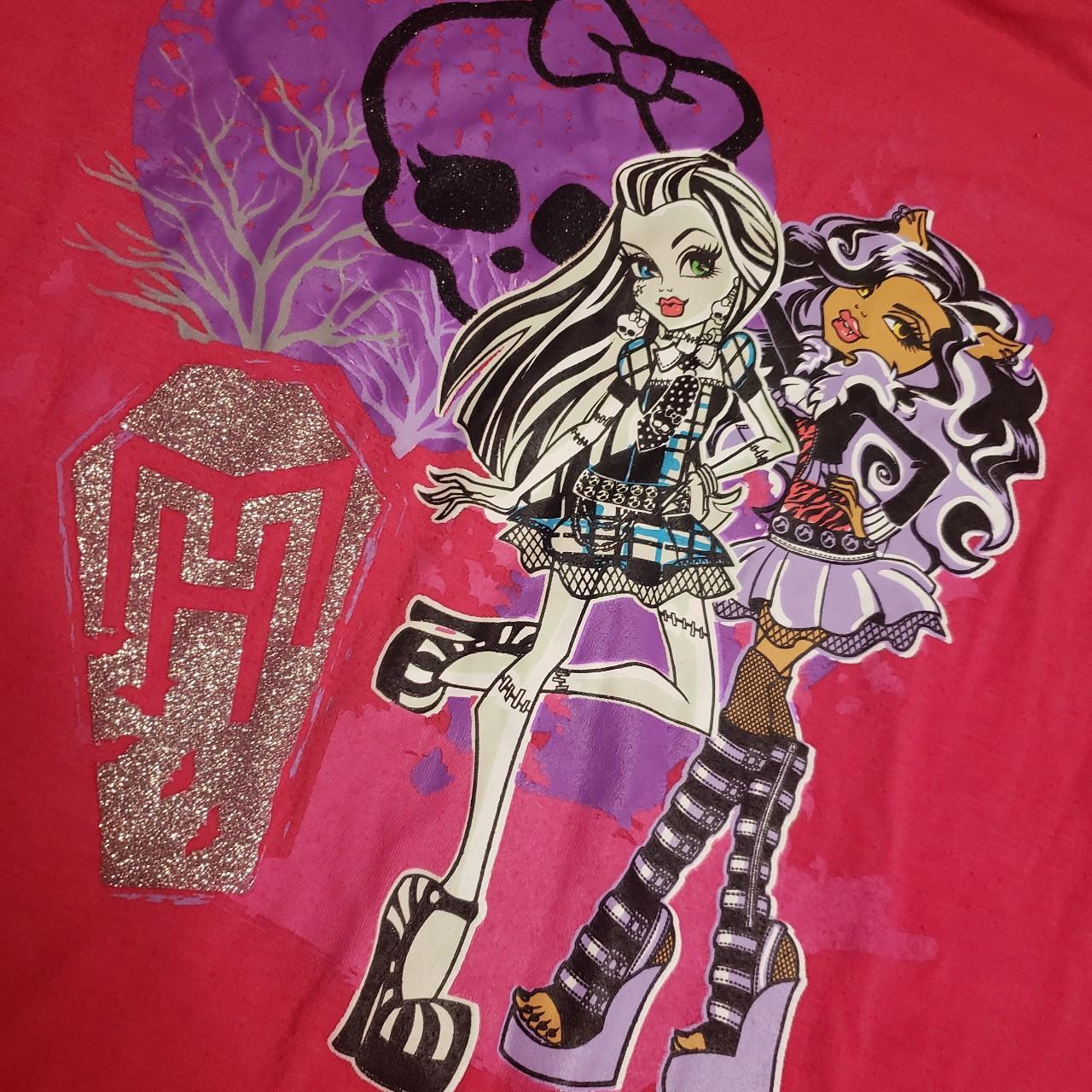💟Monster High longsleeve shirt. Part sticking out... - Depop