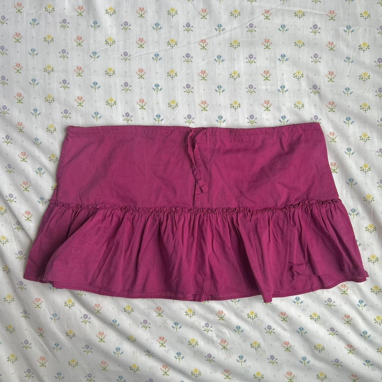 Victoria’s Secret low rise pink skirt Drawstring... - Depop