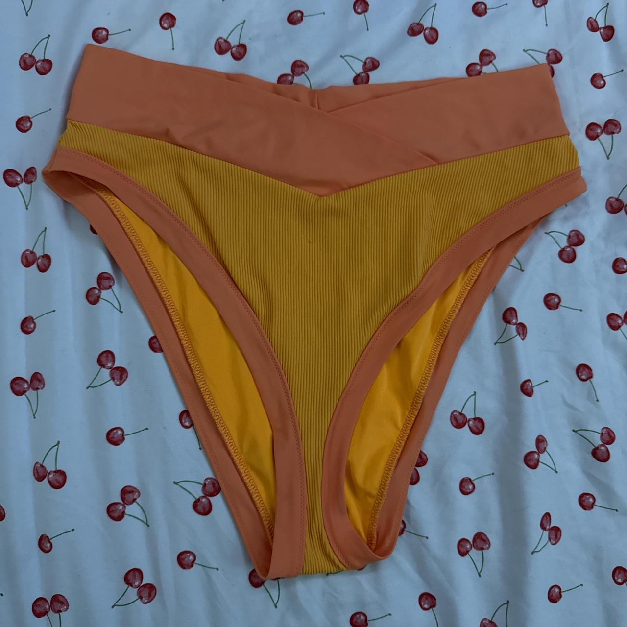 aerie high cut cheeky bikini bottom | Depop