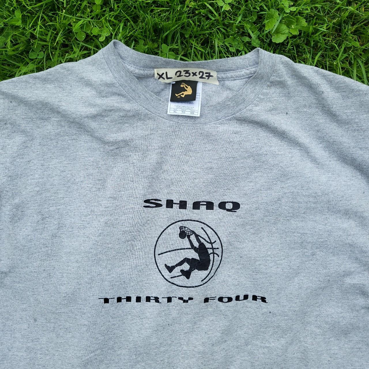 Vintage Shaq thirty four basketball t shirt Sized... - Depop