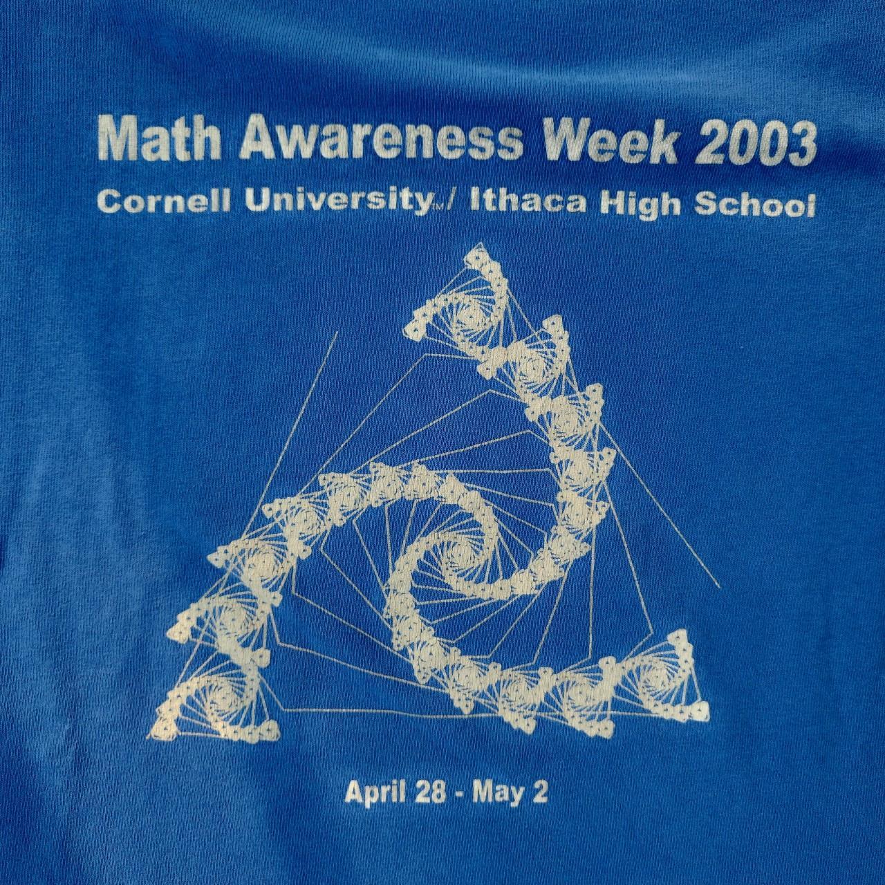 vintage 2003 math awareness week fractal graphing... - Depop