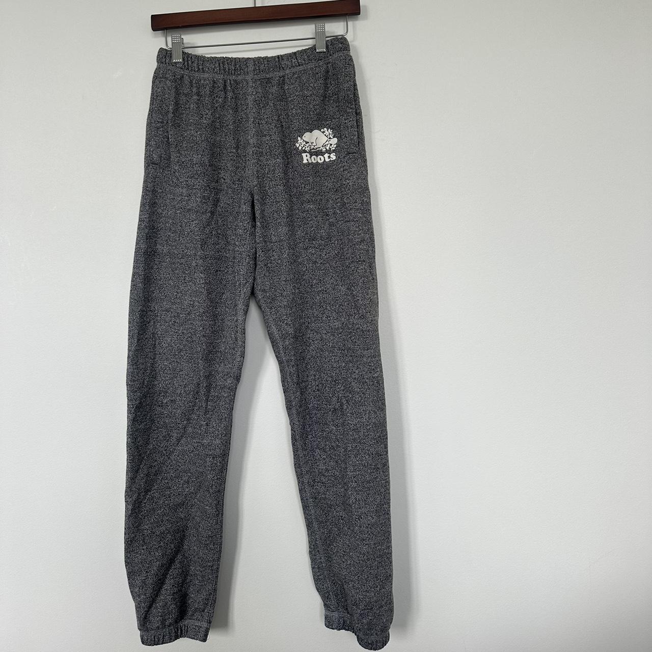 Roots dark grey tracksuit pants Size XS (fits a... - Depop