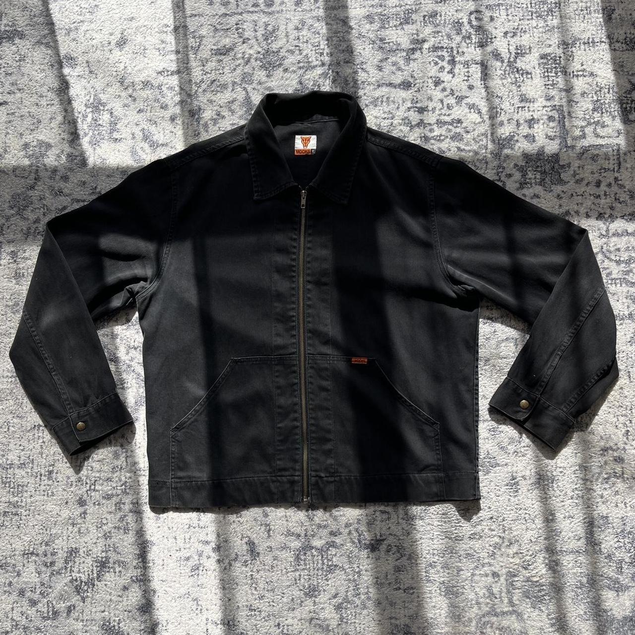 Black ‘Mooks’ jacket Kind of a fine corduroy... - Depop