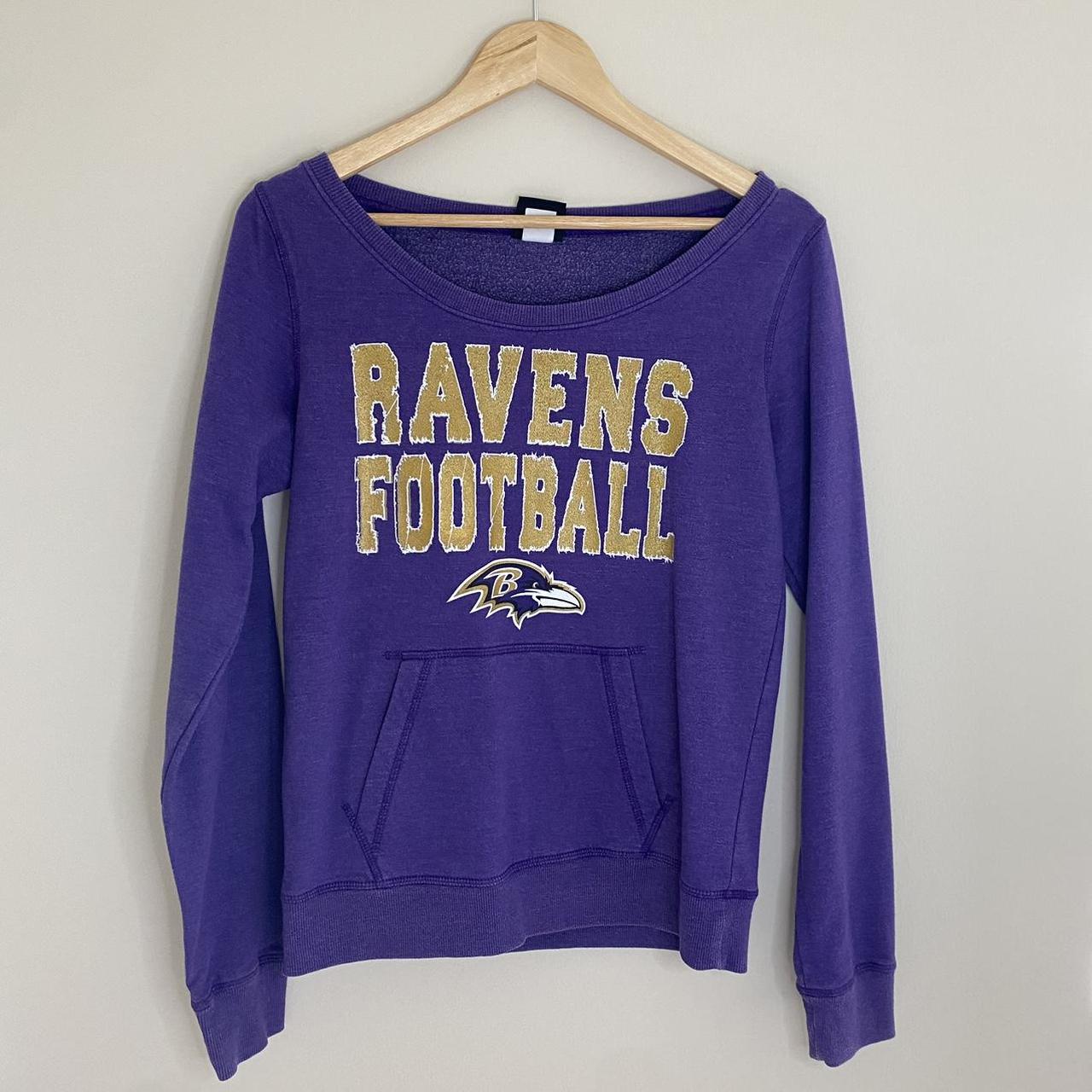 NFL Baltimore Ravens sweatshirt - Printed logo -... - Depop