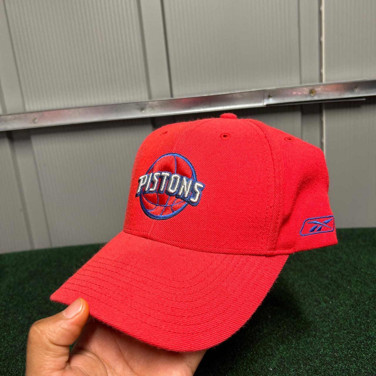 Vintage Y2K NBA Detroit Pistons Reebok Hat In... - Depop
