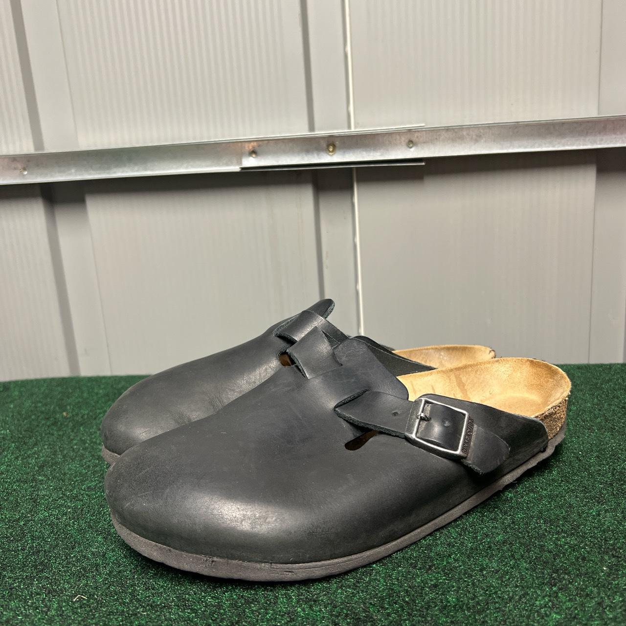 Birkenstock Boston Clogs Very Worn But Still In... - Depop